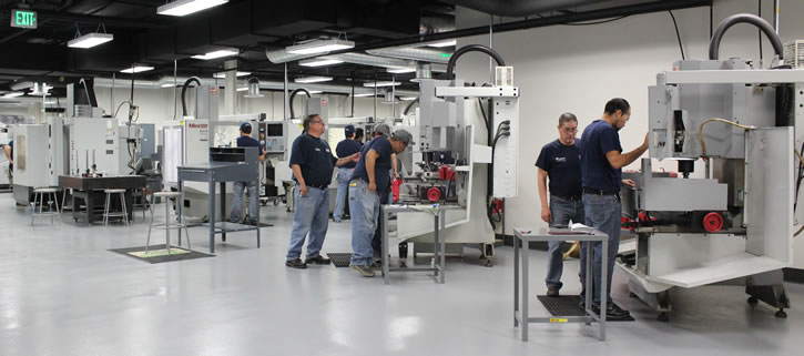 NTMA Machine Shop (Photo courtesy of Bree Higgins/NTMA)