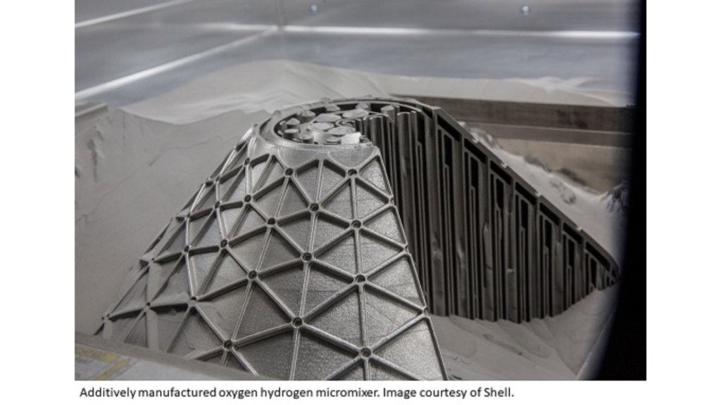 Energy Transition: Shell and GE Additive Metal 3D Print Oxygen Hydrogen Micromixer