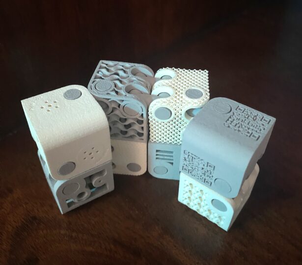 InkBit Multi-Material Additively Manufactured Sample Part [Image: InkBit]